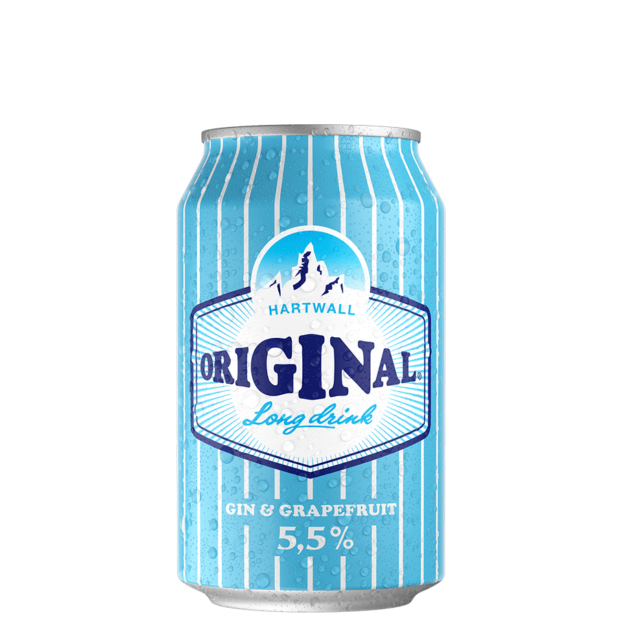Hartwall Original Long Drink Gin & Grapefruit 0,33L x24 Doze - La-Bax